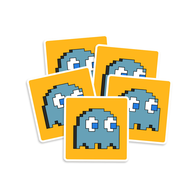 Pac-Man Inky Mini Sticker