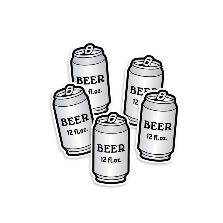 Generic Can of Beer Mini Sticker