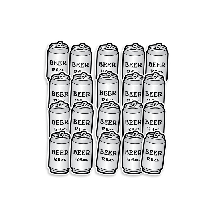 Generic Can of Beer Mini Sticker