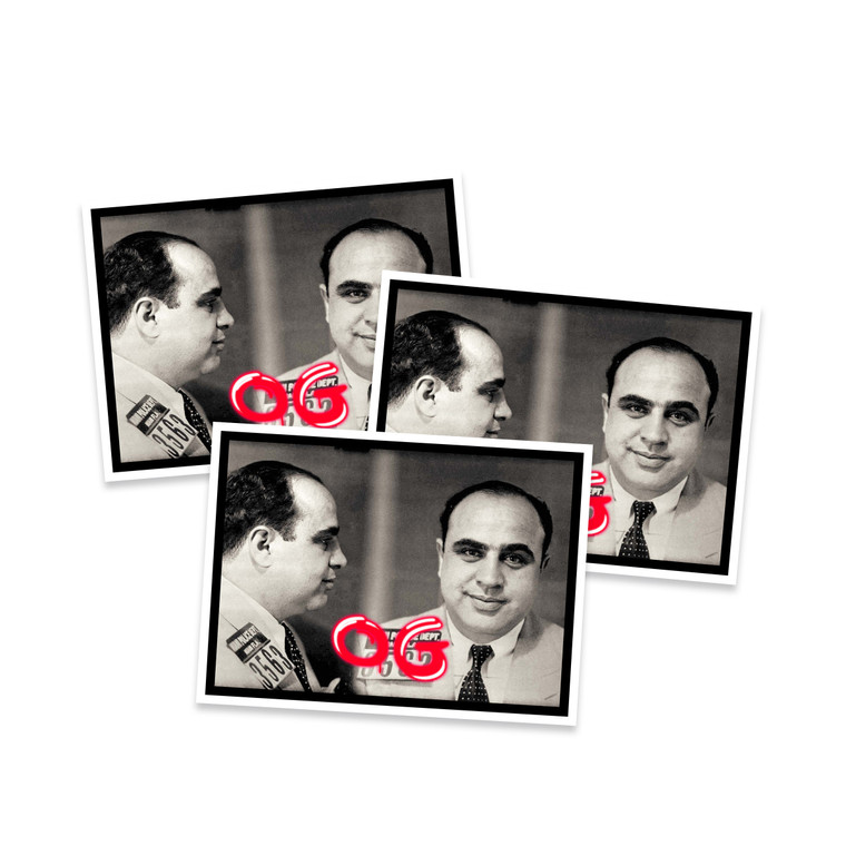 Al Capone OG Sticker Original Gangster Vinyl Decal
