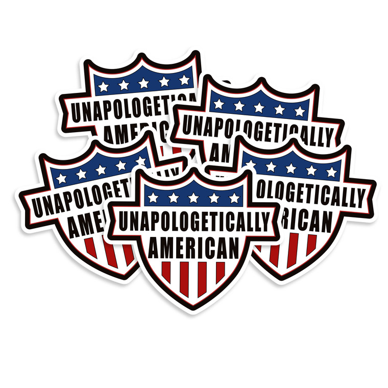 Buy Unapologetically American Vinyl Sticker Online