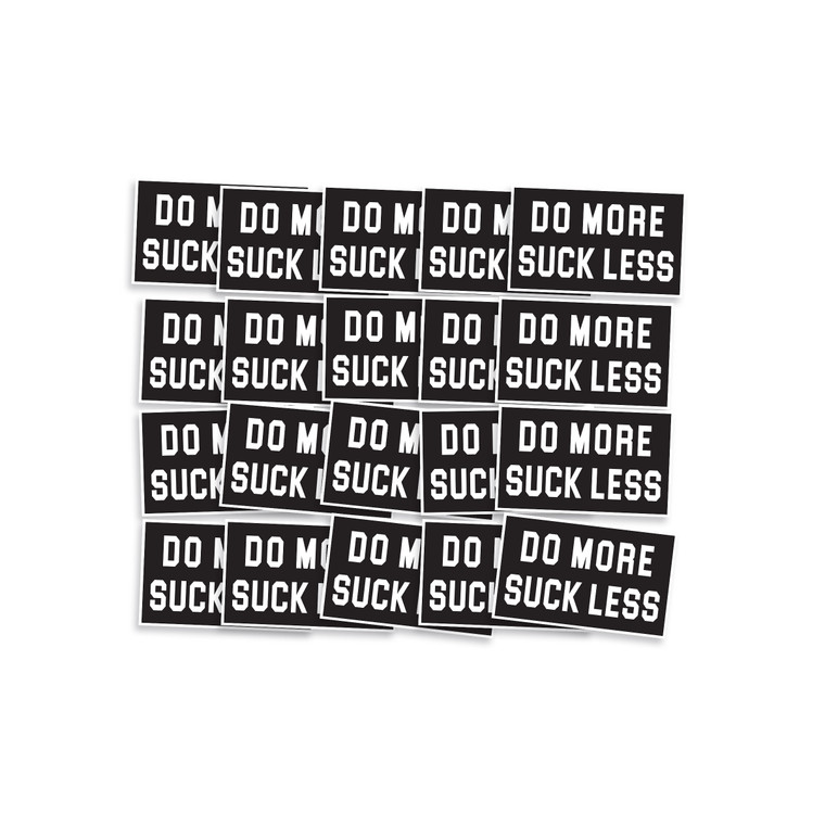 Do More Suck Less Vinyl Sticker