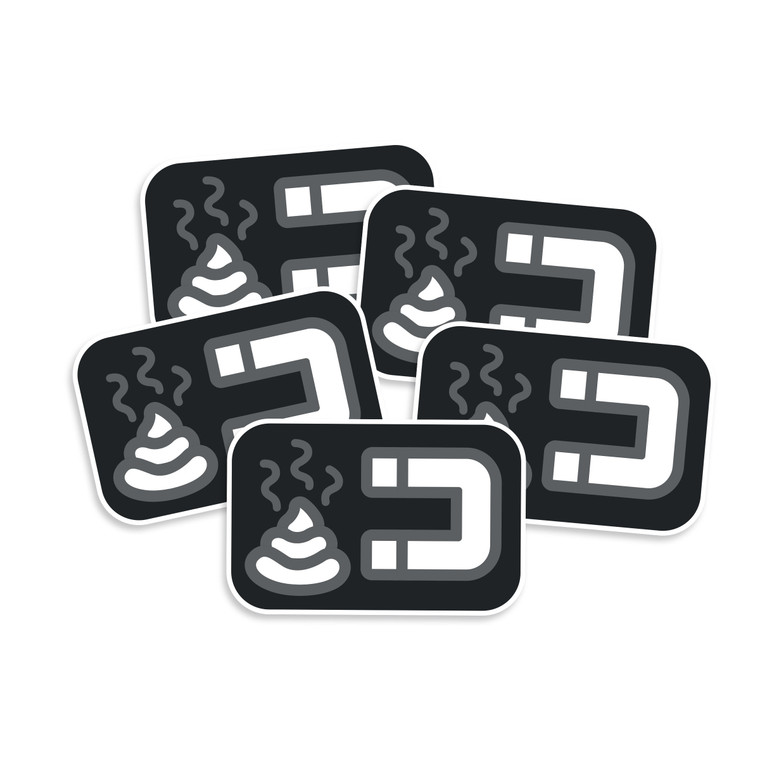 Shit Magnet Sticker