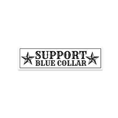 Support Blue Collar Sticker