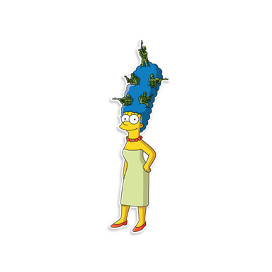 Buy Marge Simpson Army Men Vinyl Sticker Online