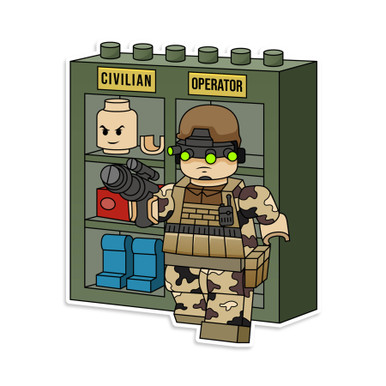 Brick Operator Vinyl Sticker by NEO Tactical Gear