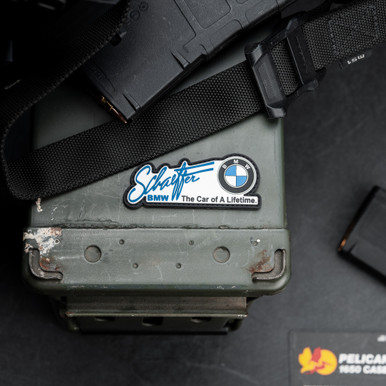 Ashley Schaeffer BMW PVC Morale Patch Eastbound and Down.