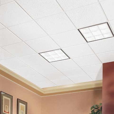 Armstrong 1728A Fine Fissured HumiGuard Ceiling Tile