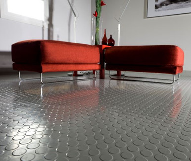 Flexco Distinct Designs Rubber Tile RGT Radial II 18x18 CE/WE