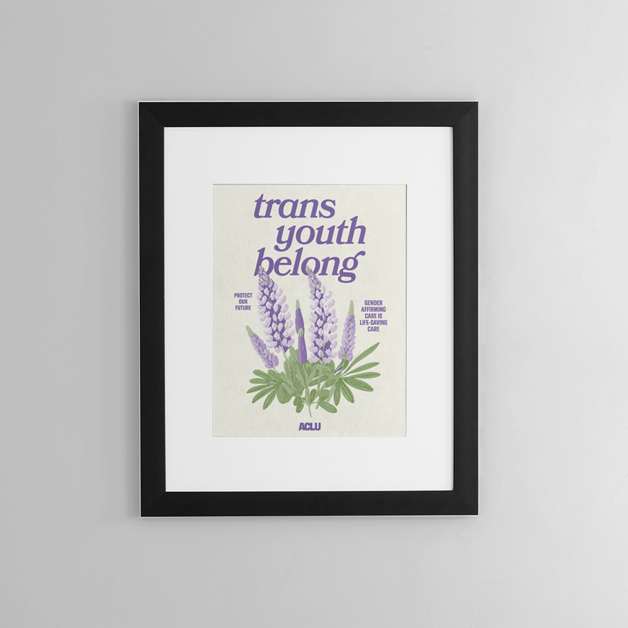 Trans Youth Belong Tee Aclu
