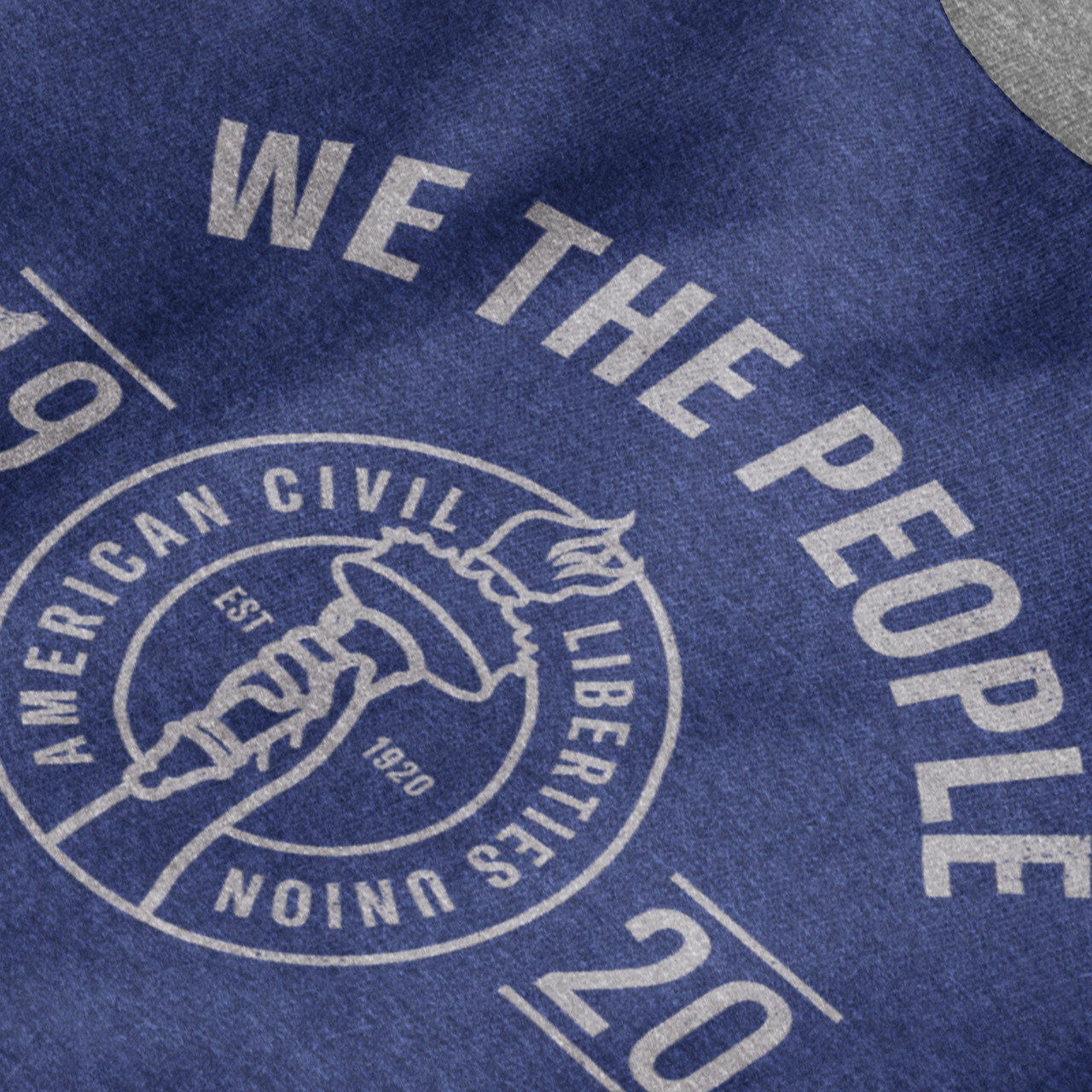 Varsity Tee - Blue - ACLU
