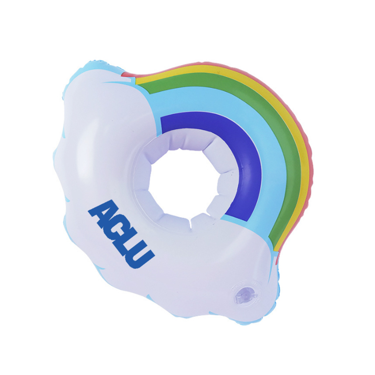 ACLU Logo Rainbow Cloud Beverage Holders - ACLU