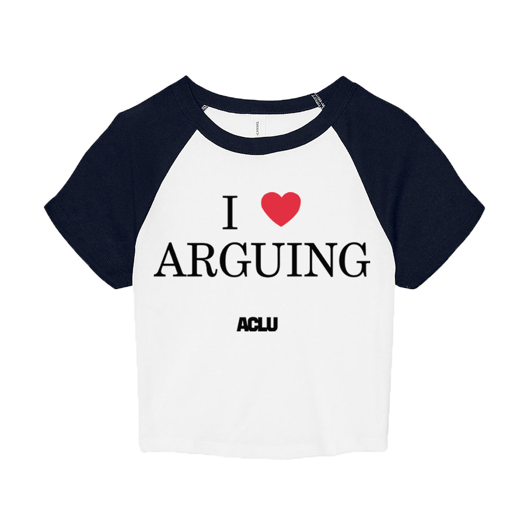 I Heart Arguing Tee - ACLU