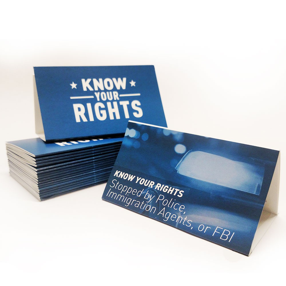Know Your Rights | ACLU Official Store