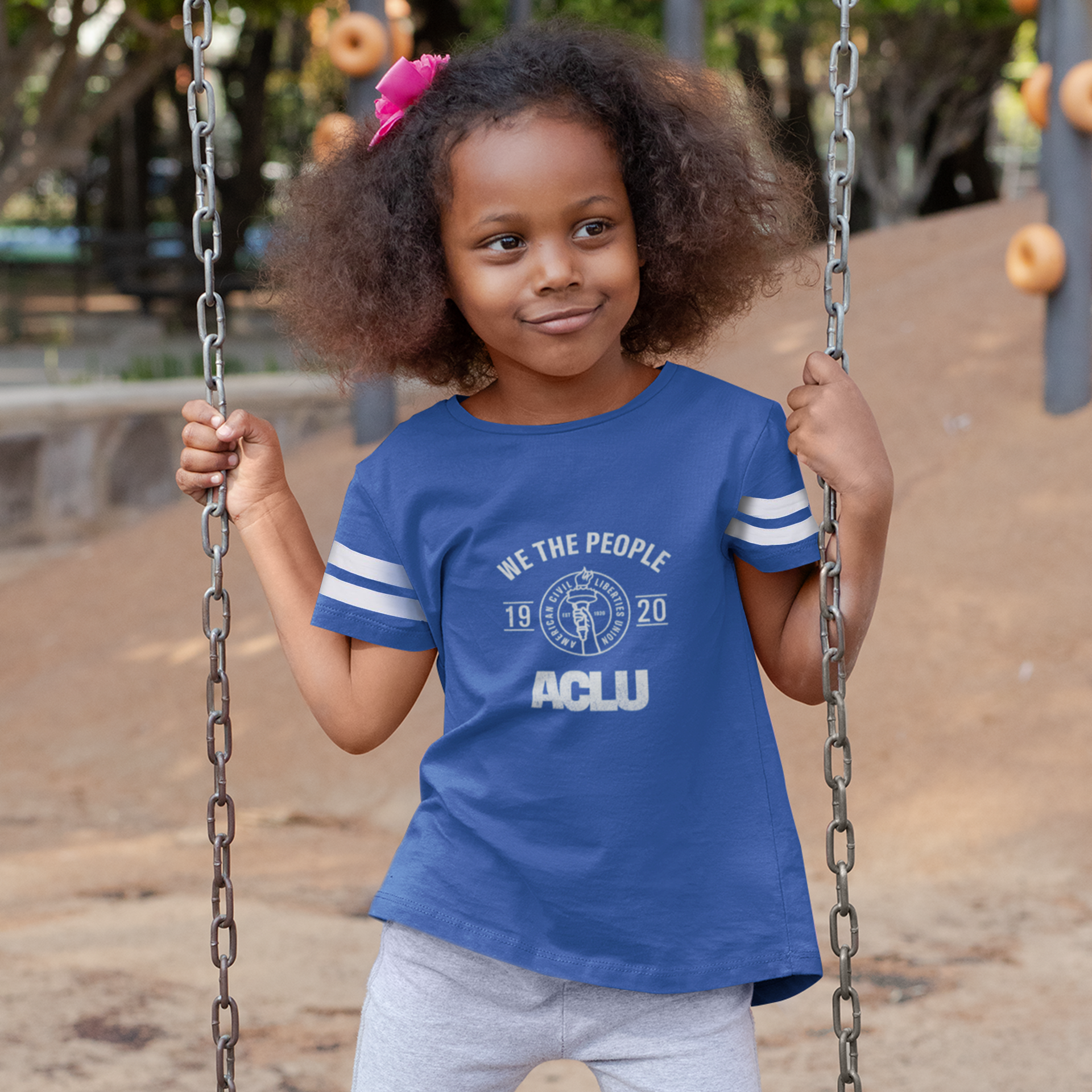 Varsity Tee - Blue - ACLU