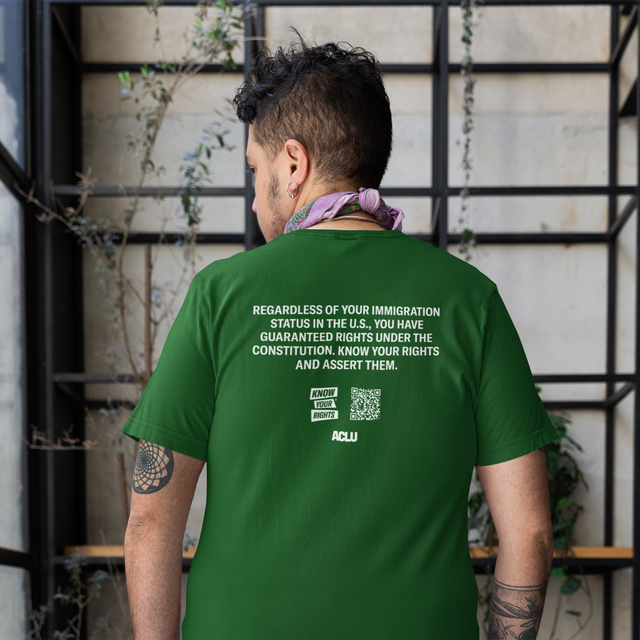 T-shirt Designs for Women, Men and Kids | ACLU Official Store ...