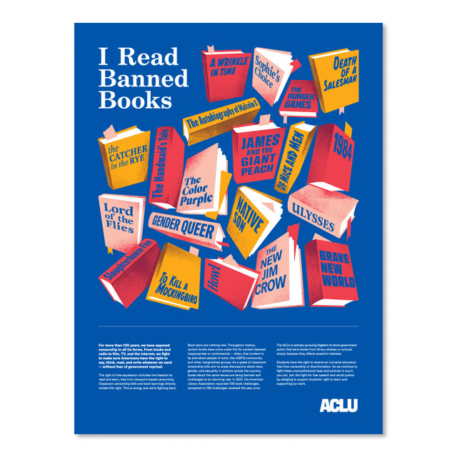 Banned Books Pin - ACLU