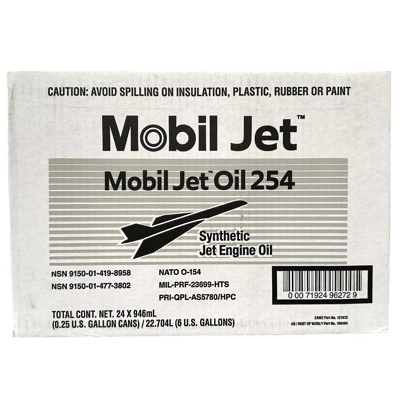 Mobil Jet Oil II (Single Quart Cans)