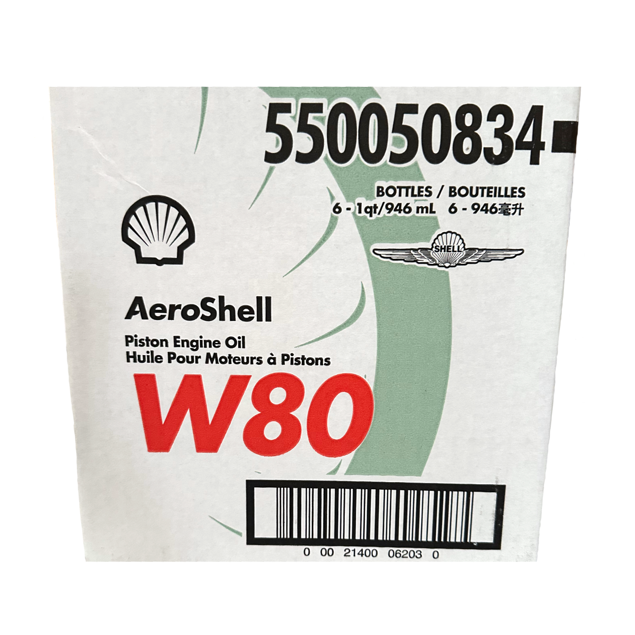 AeroShell W100 Oil - Case of 6 quarts