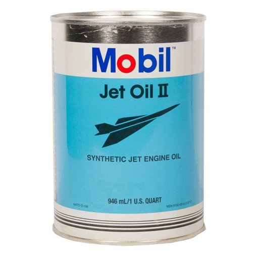 Mobil Jet Oil II (Single Quart Cans)