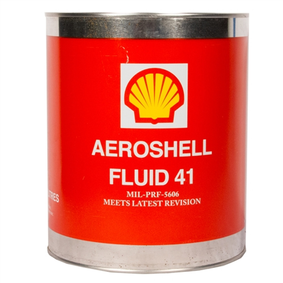 AeroShell Fluid 41 Mineral Hydraulic Oil (1 Gallon Cans)