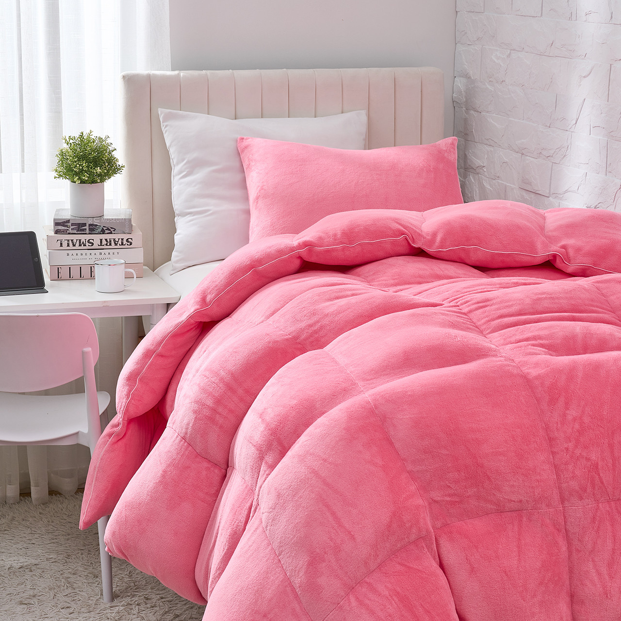 Dam Boi He Thick - Coma Inducer® Twin XL Comforter Set - Pink Lemonade