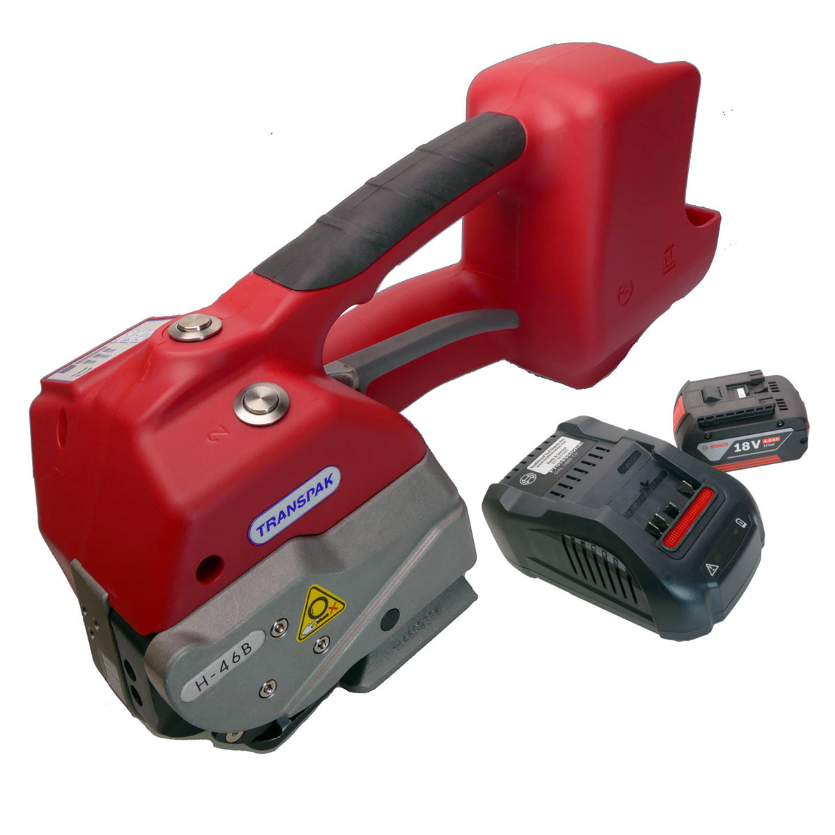 Transpak H-46 Sealless Battery Powered Plastic Combination Strapping Tool