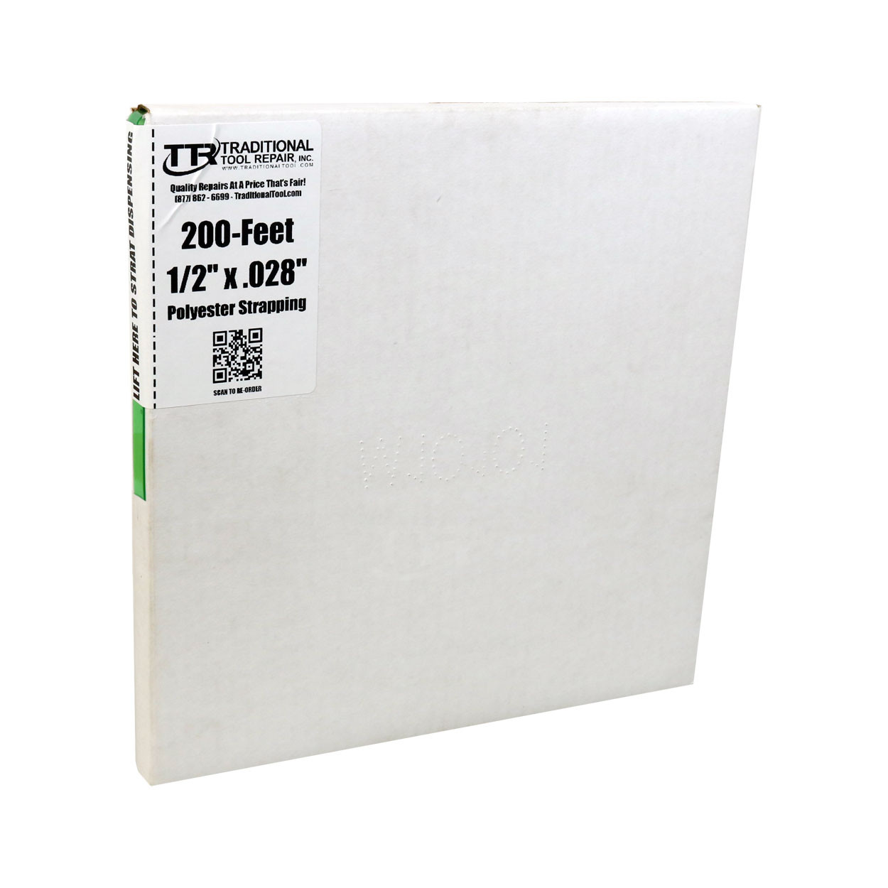 Portable Self Dispensing Mini Polyester Strapping Coil 1/2" x .028 x 200'