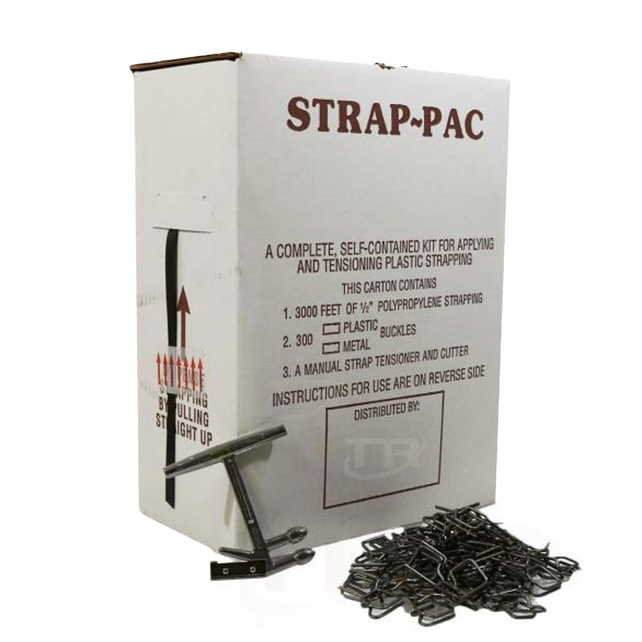 Handy Strap Kit Self Dispensing Box Of Poly Banding with Tools