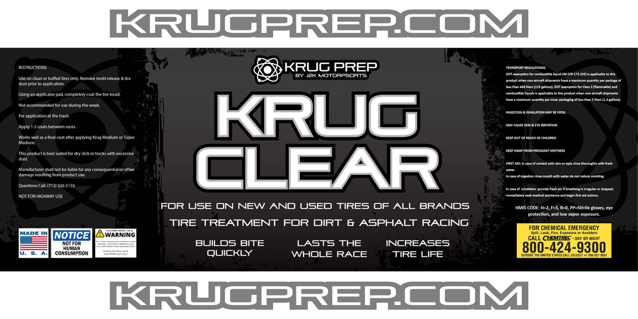 Krug Clear Gallon - Krug Prep