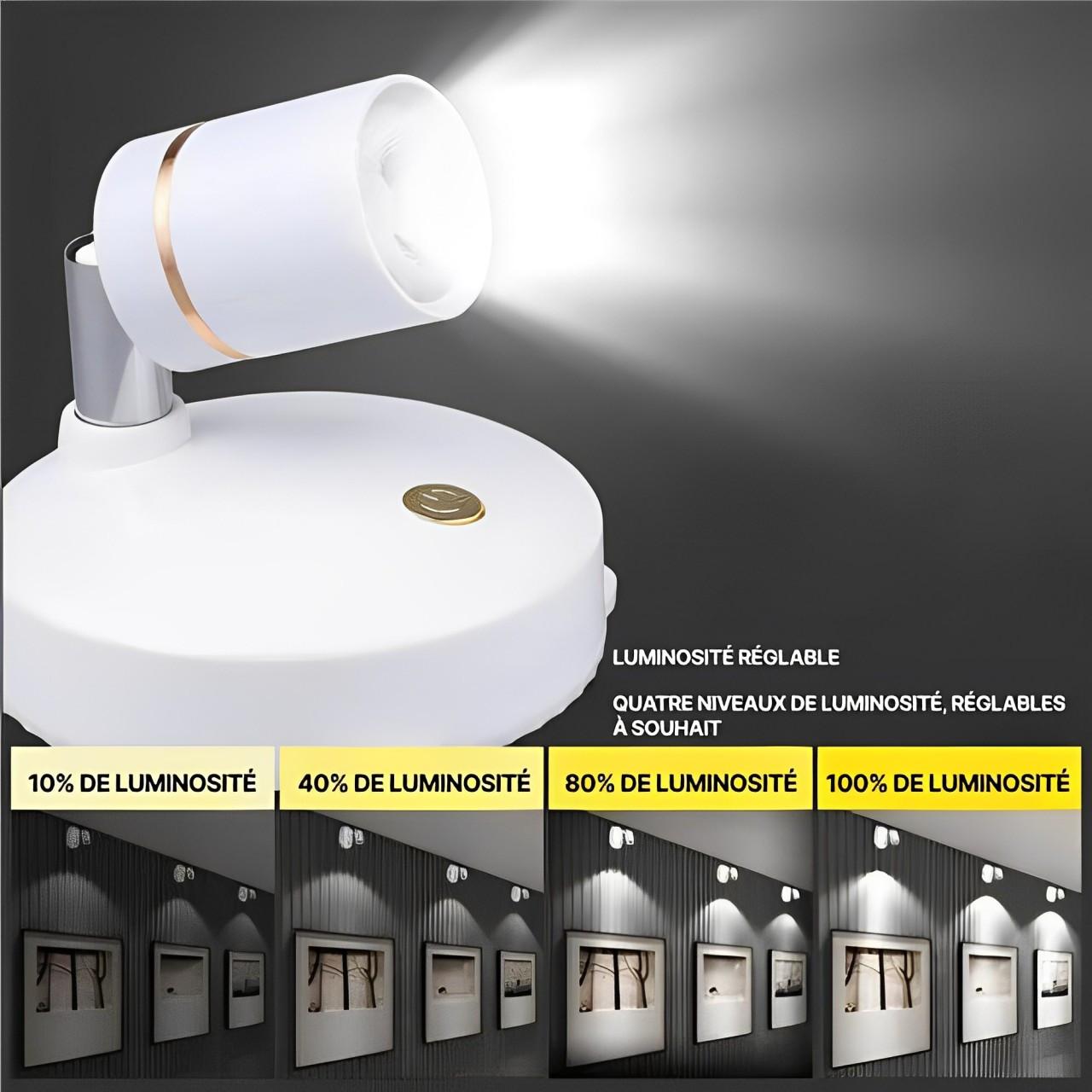 Spot Directionnel Led Intérieur | Spot Mural Et Sol Sans Fil