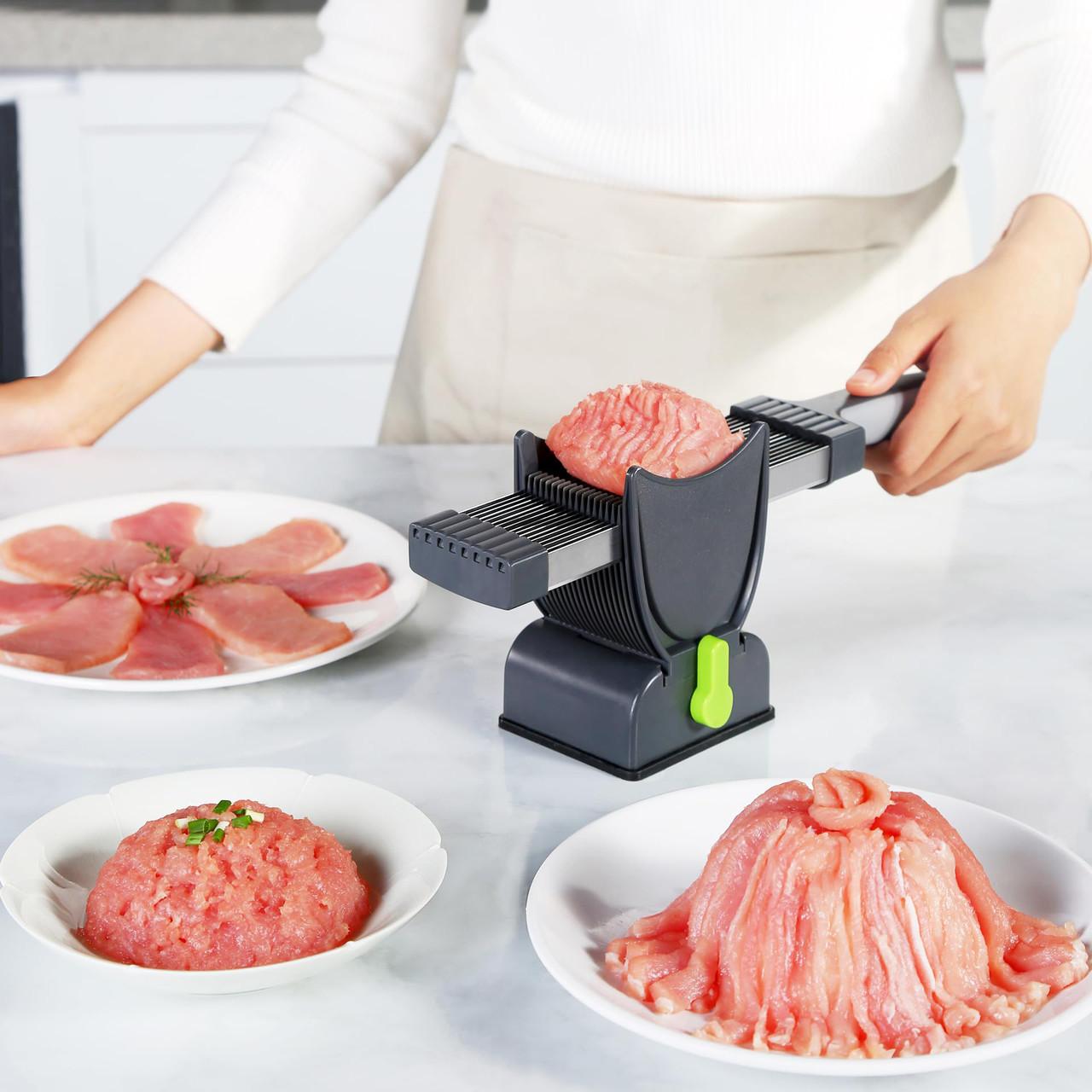 Trancheuse À Viande Professionnelle Manuelle | Coupe Viande En Tranches