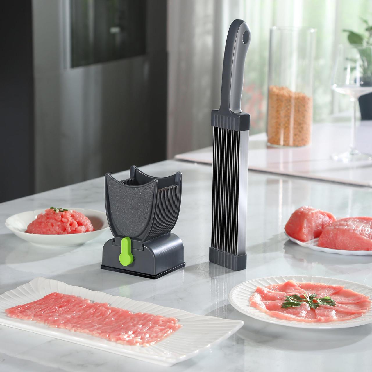 Trancheuse À Viande Professionnelle Manuelle | Coupe Viande En Tranches