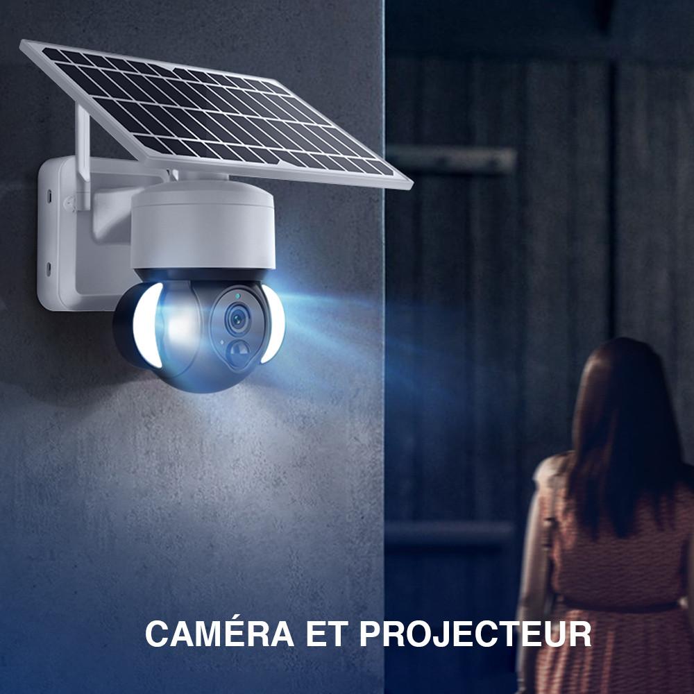 Caméra De Surveillance Extérieure Sans Fil Solaire | Maison Et Wifi