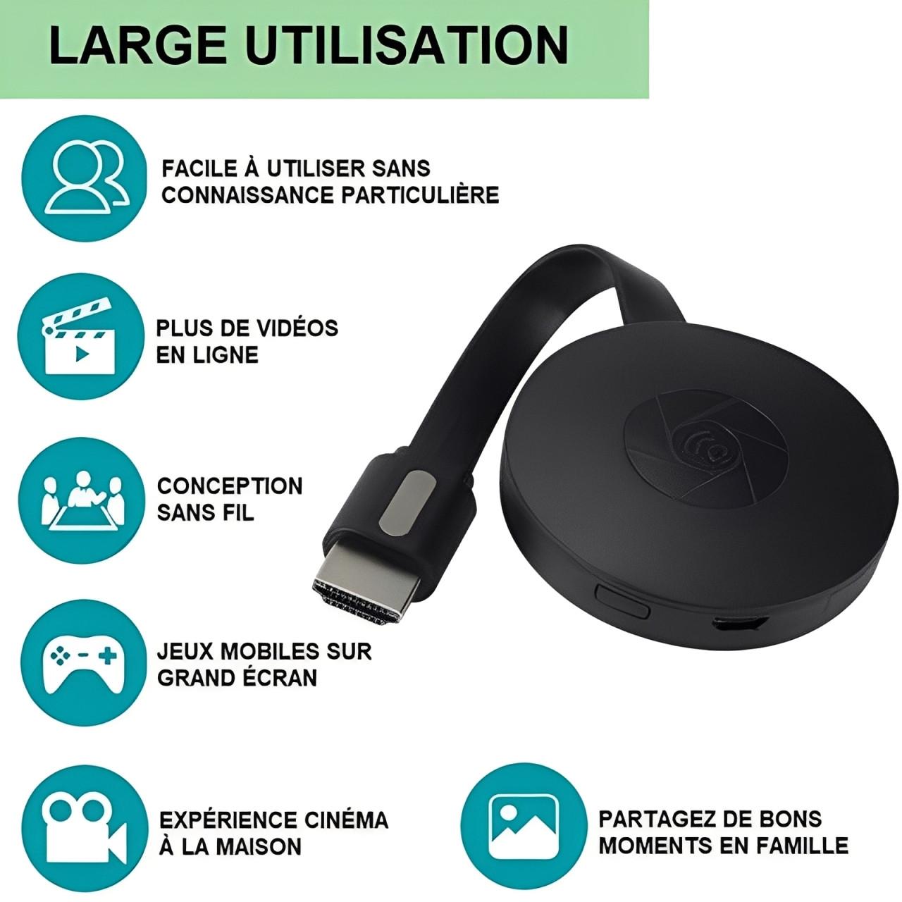 Smart TV Box Multimédia | Stick TV - Clé TV | Téléviseur - Télévision