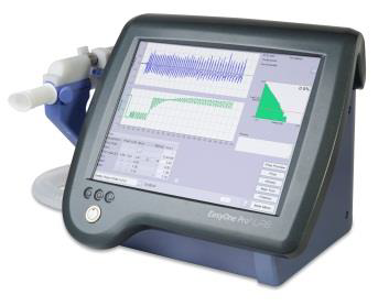 ndd EasyOne Pro LAB PFT machine, MBW, FRC and LCI With DLCO Valve