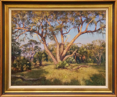 SPREADING EVERGLADES GIANT - ON FOX RANCH BY ALBERT E. BACKUS - GRUN ART