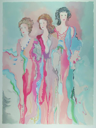 LADIES IN WAITING BY JANE BAZINET - GRUN ART