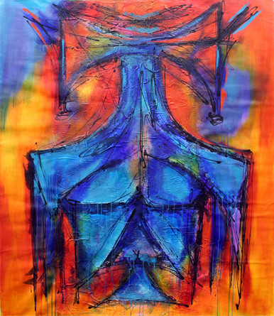 BLUE MALE TORSO BY TITO - GRUN ART