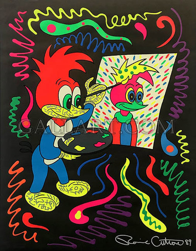 PUTTING YOUR FACE ON (BLACK UNIQUE) BY RONNIE CUTRONE - GRUN ART