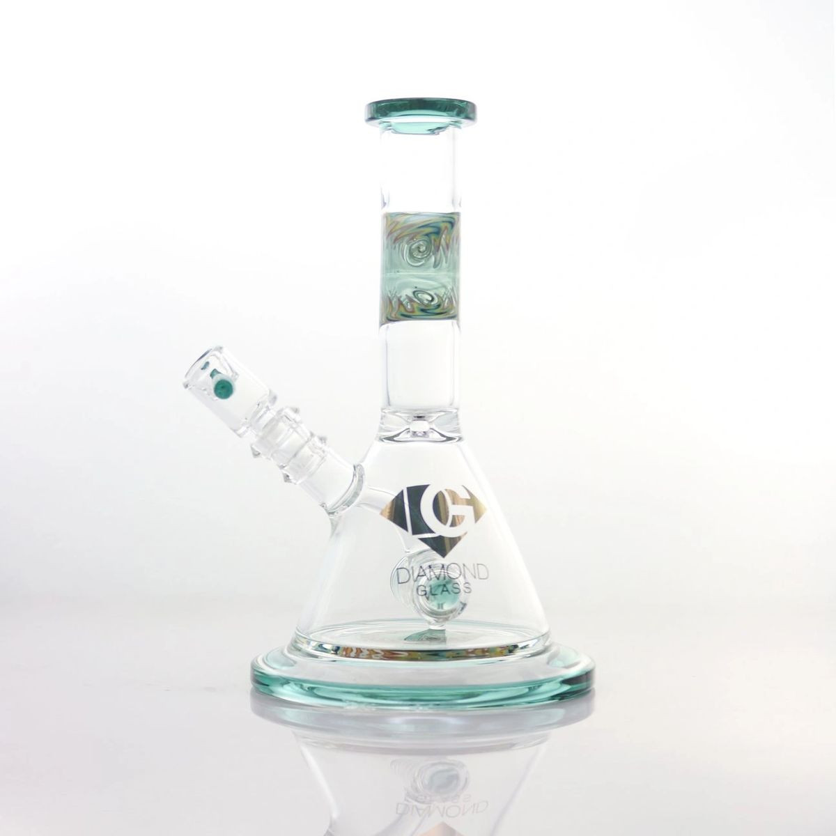 Diamond Glass- DIAMOND BARREL 10" BARREL PERC REVERSAL DESIGN