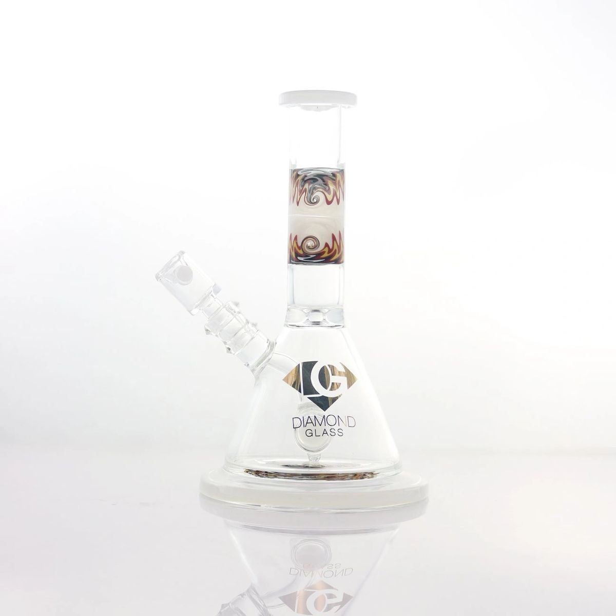 Diamond Glass- DIAMOND BARREL 10" BARREL PERC REVERSAL DESIGN