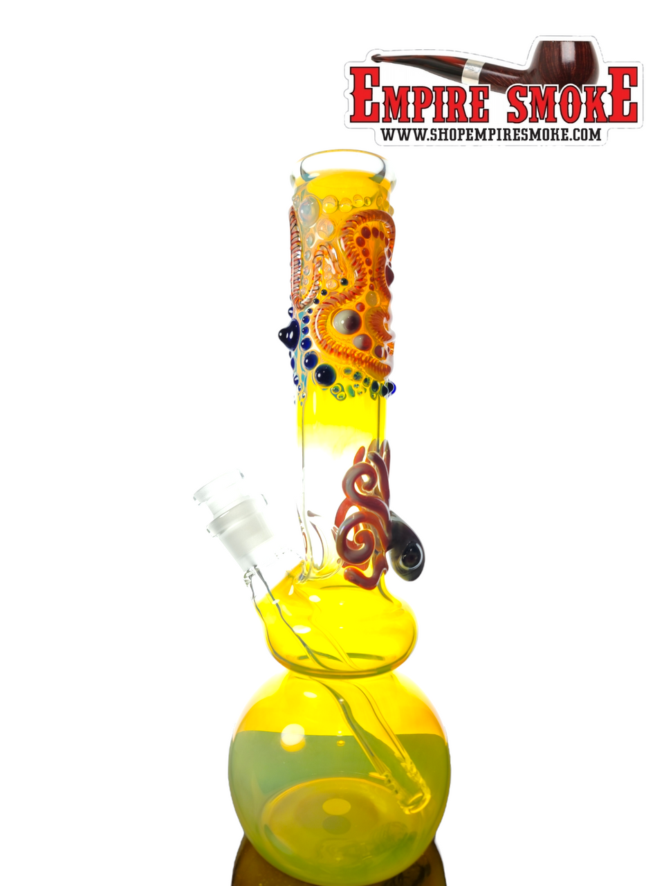 Glass distraction 11" Fumed Old School Beaker #3