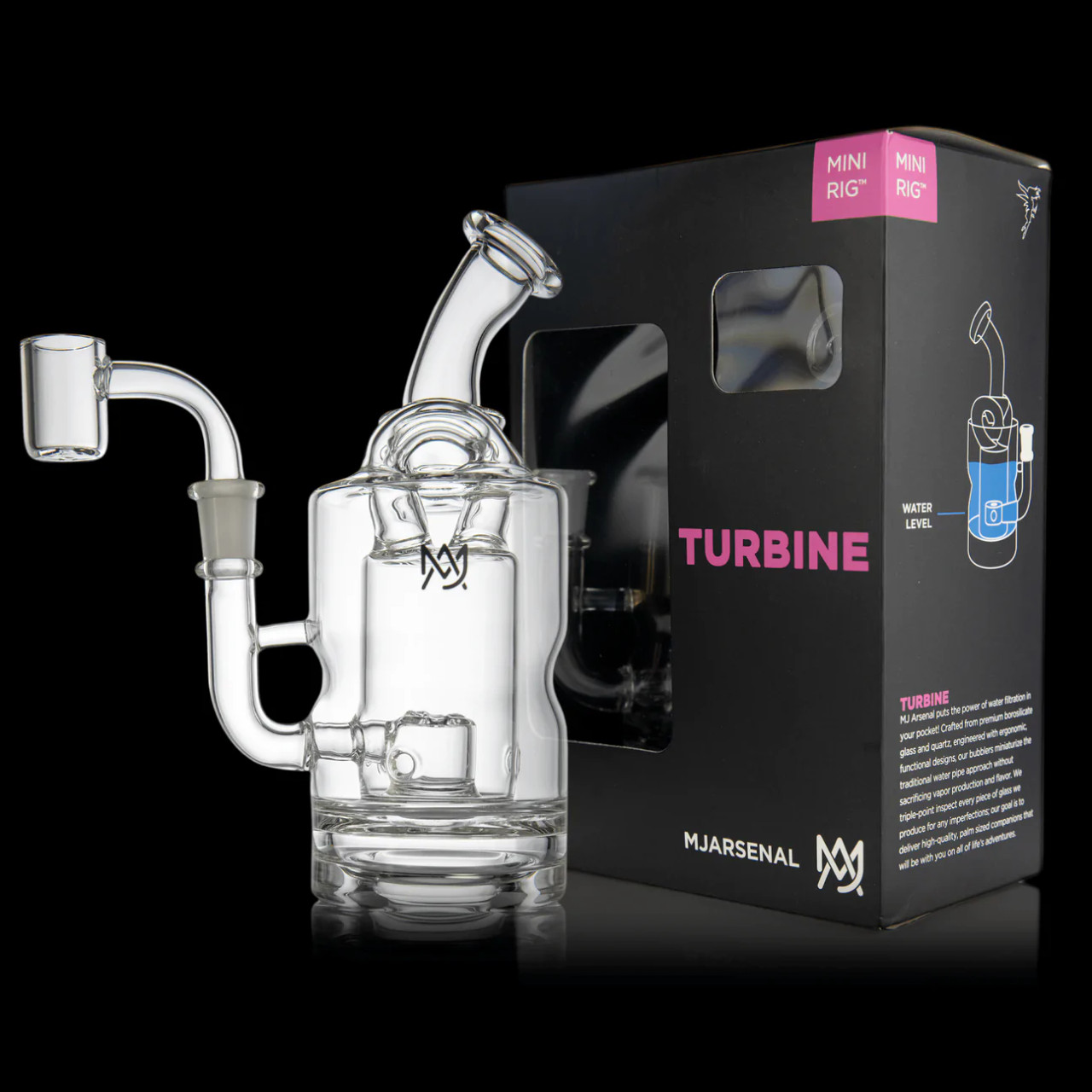 Mj Arsenal Turbine Mini Dab Rig