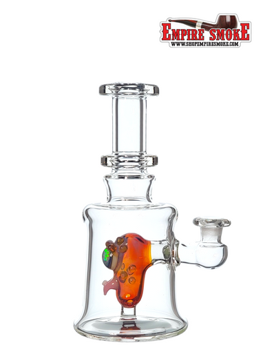Fisk Glass Acid Monster Head Perc Tube Clear