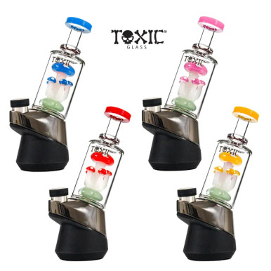 Toxic Mushroom Puffco Glass Attachment