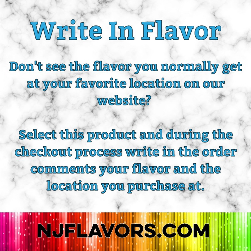 Write In Flavor