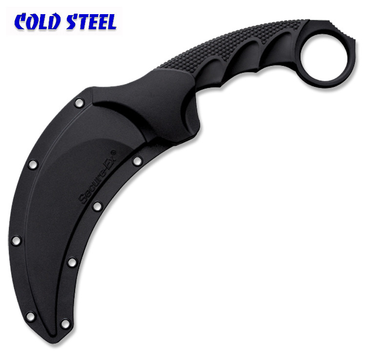 Cold Steel 49KST Steel Tiger Karambit - 4.75" AUS 8A Blade - 5" Griv-Ex ...