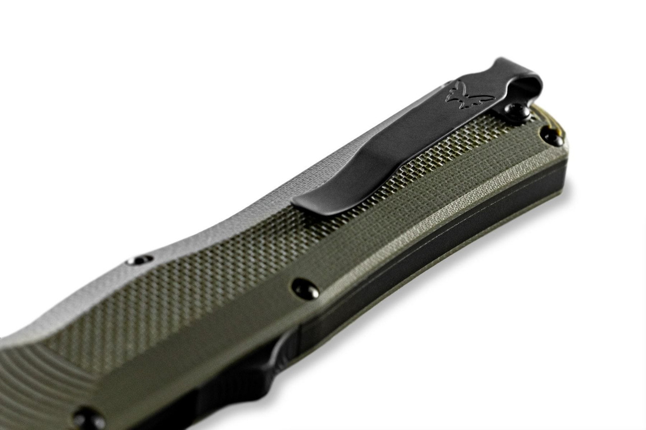 Benchmade 3400BK-1 Autocrat OTF Automatic - 3.71" Double Edge CPM-S30V ...