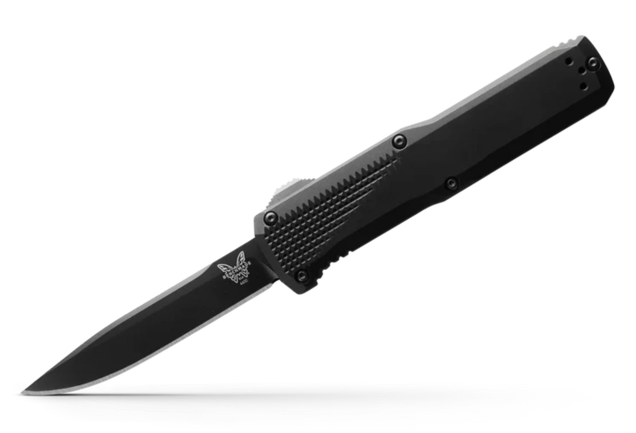 Benchmade 4600DLC Phaeton Double Action OTF AUTOMATIC - 3.45" Plain ...